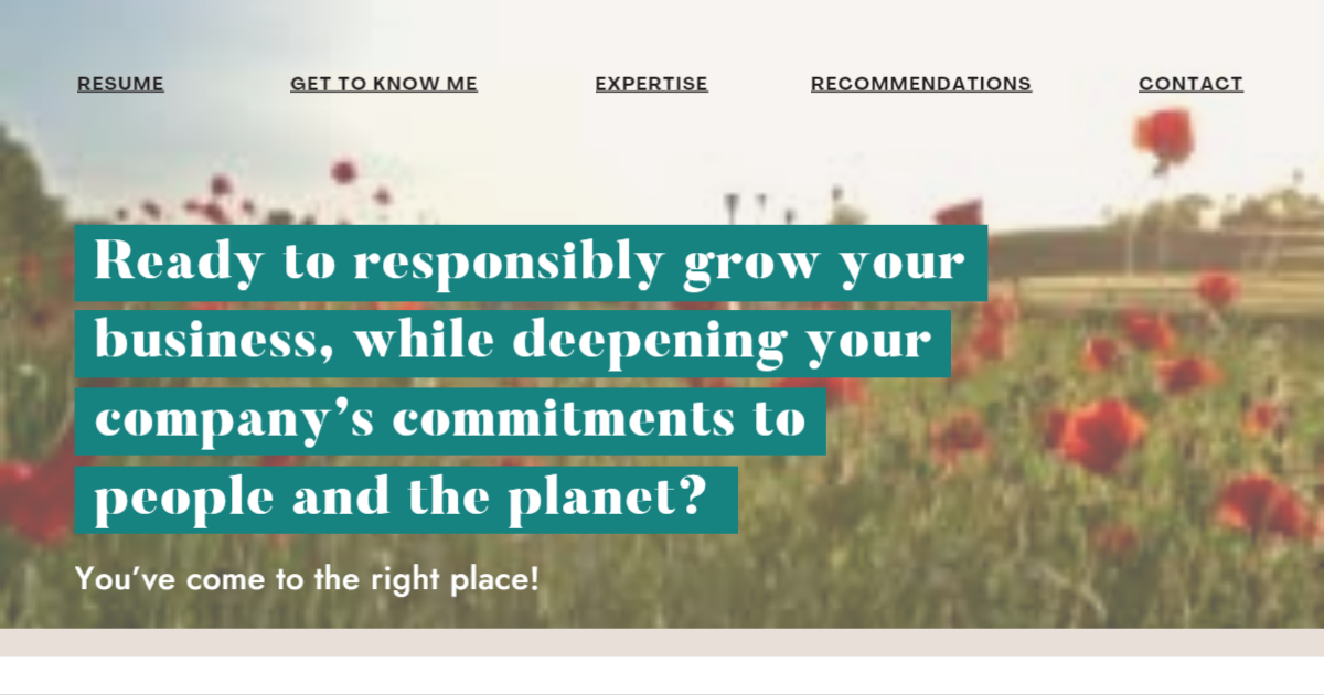 Katelyn White | Sustainability Leader - Communications Strategist